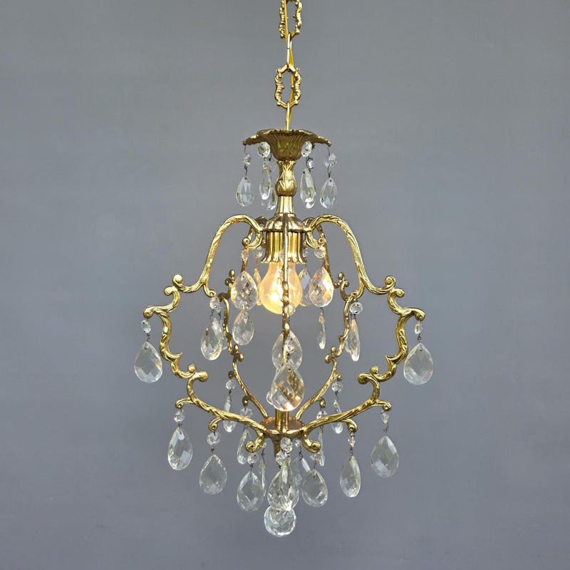 Gothic Small Chandelier - Etsy UK