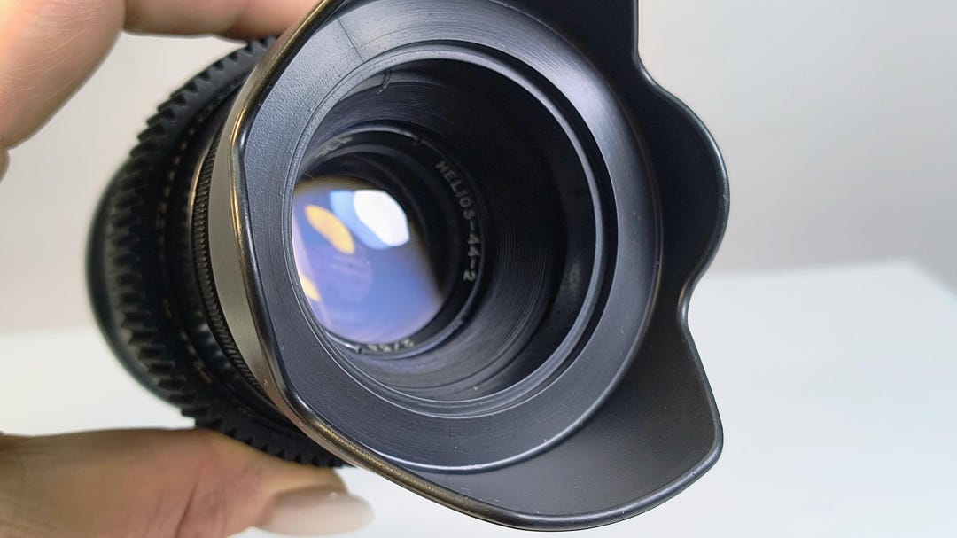 Helios 44-2 58mm F/2 Lens Anamorphic Mod Canon EF Adapter With Swirling ...
