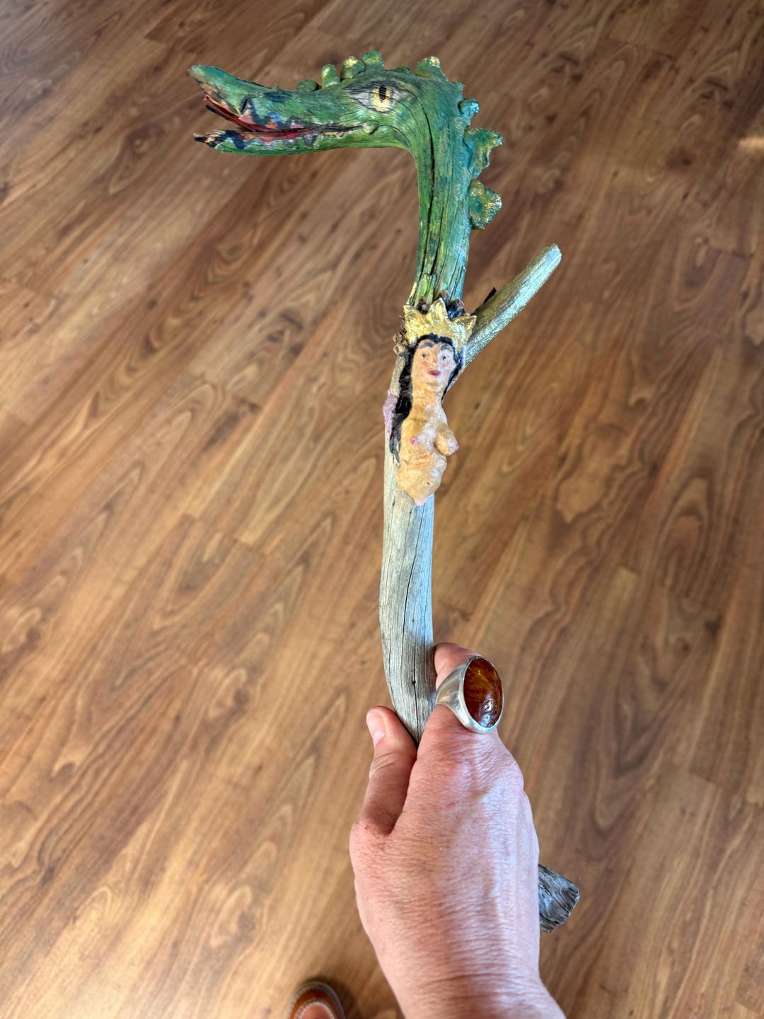 Dragana – Ritual Staff of the Dragon Rider · Shamanic Speaking Staff ...