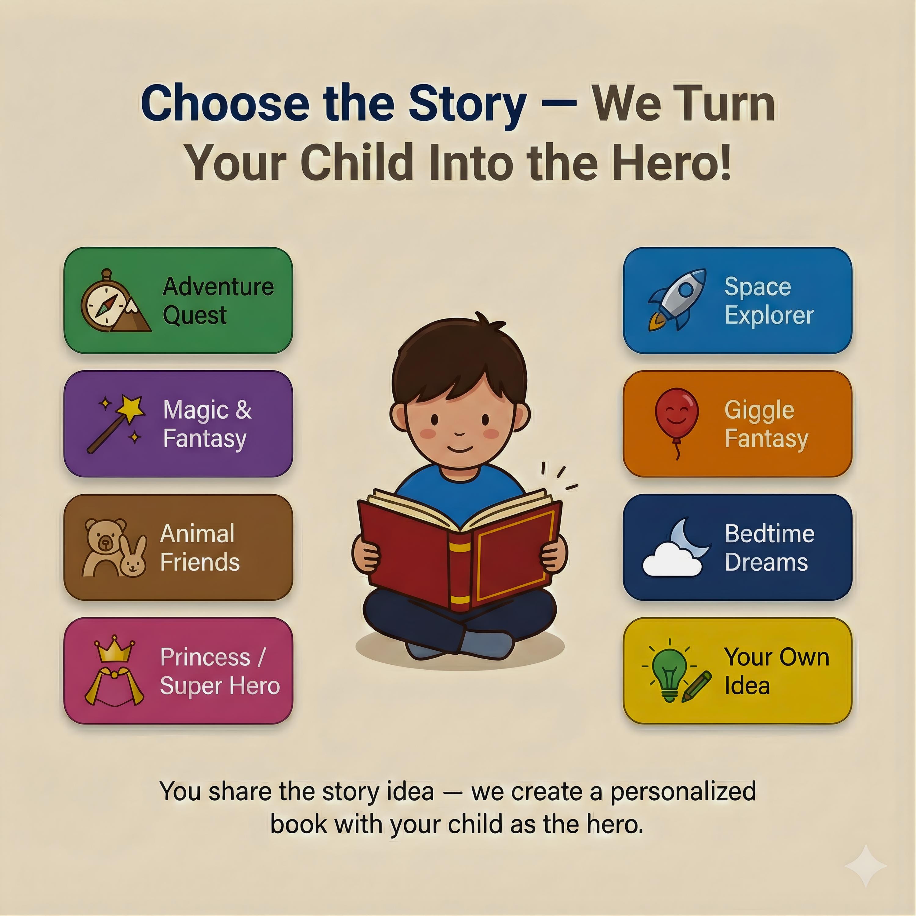 Personalized Kids Storybook, Custom Children’s Book With Your Child as ...