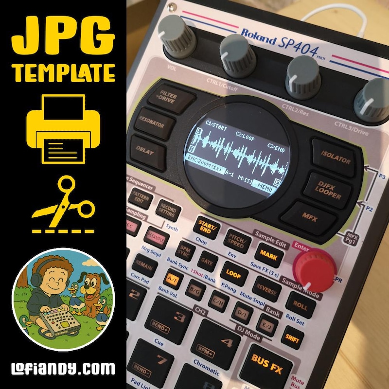 Roland Sp 404mk2 Skin - Etsy