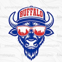 More Buffalo SVG Cut Files (svg Dxf Png Eps Jpeg) Silhouette & Cricut ...