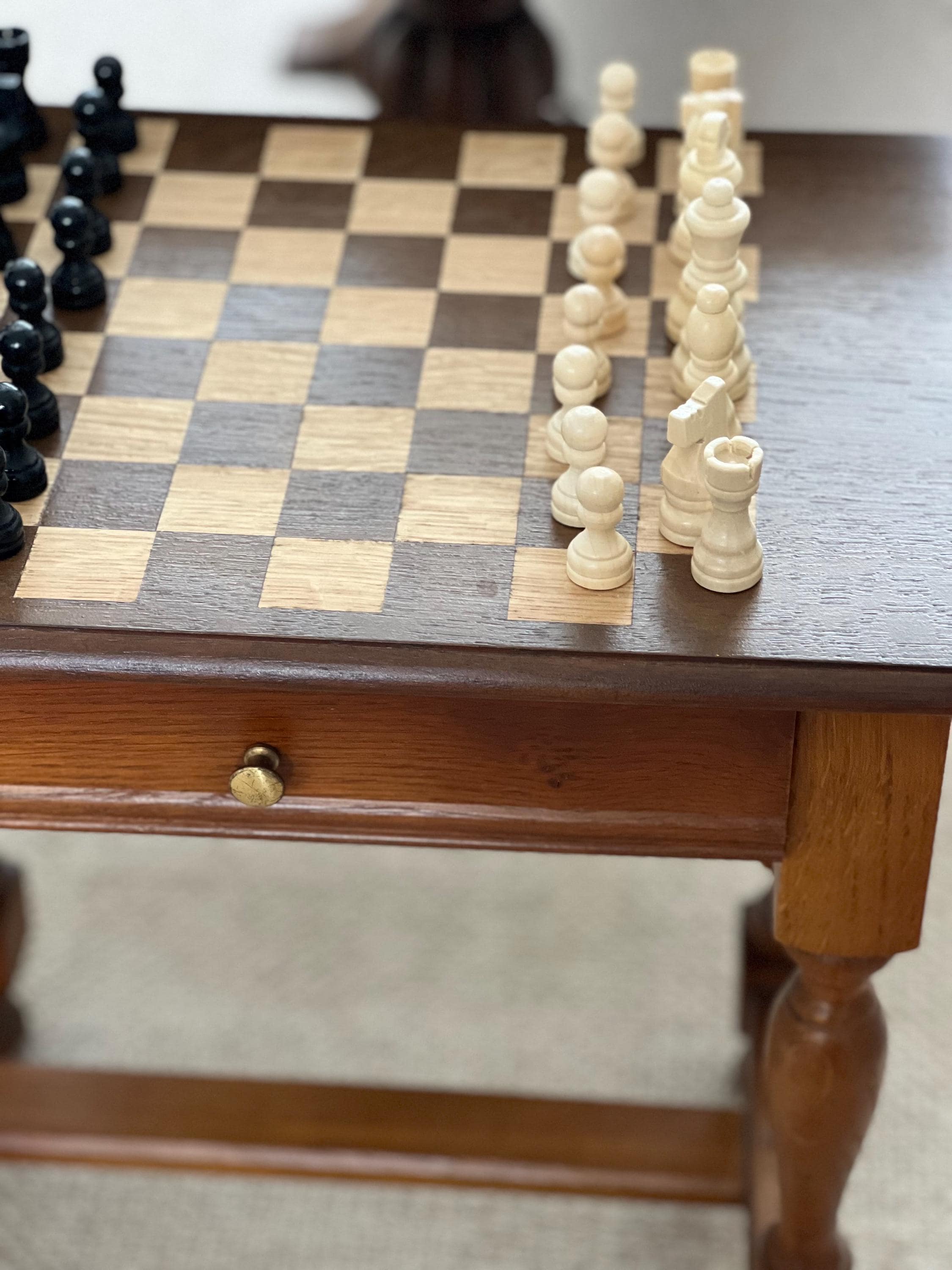 Classic Vintage Chess Table Early 20th Century - Etsy