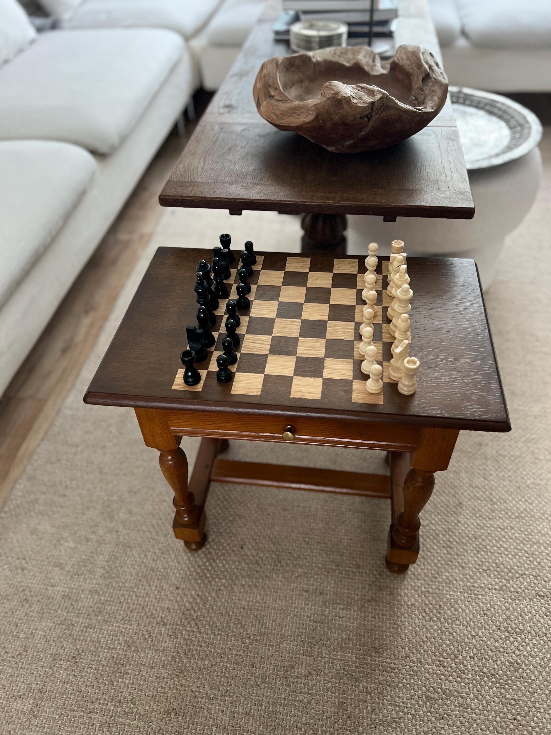 Classic Vintage Chess Table Early 20th Century - Etsy