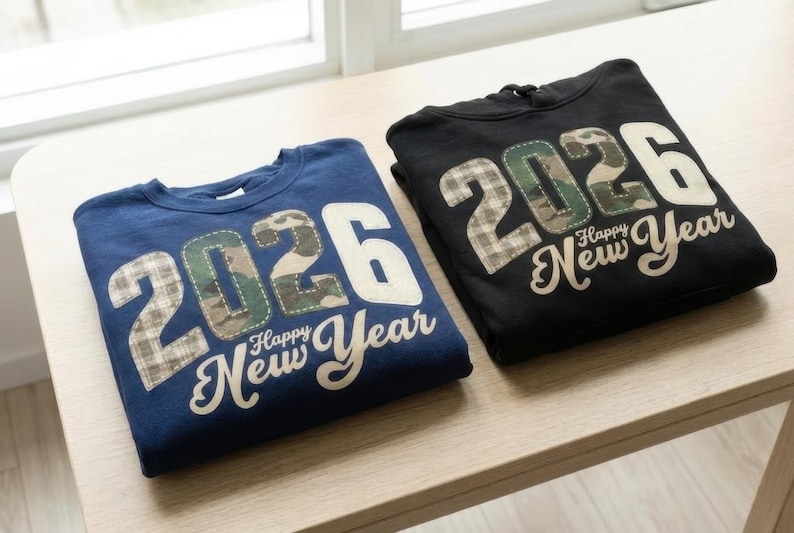 Happy New Year 2026 PNG, 2026 Happy New Year Sublimation PNG Bundle ...