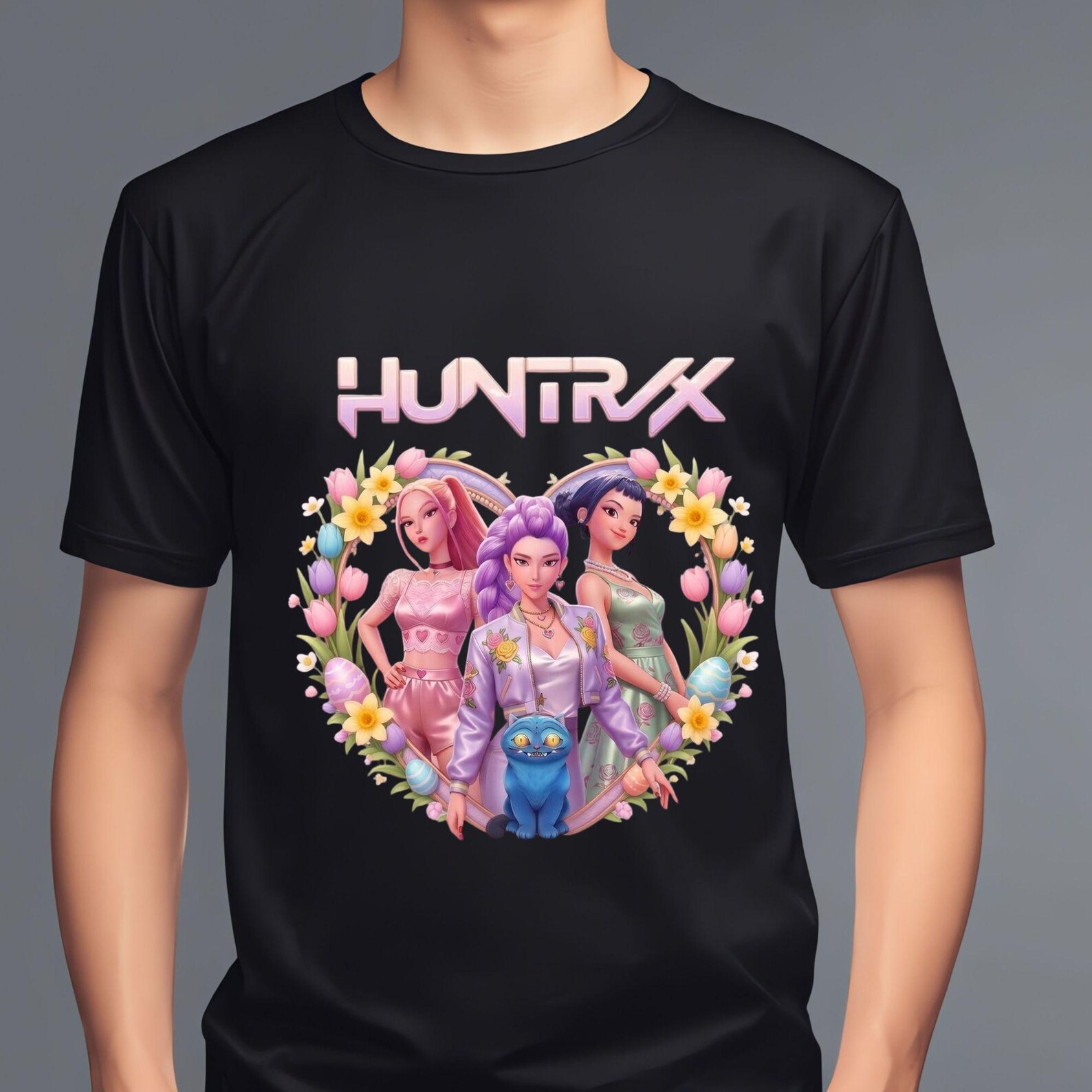 Huntrix Easter Day PNG Bundle, Happy Easter Day Png, Kpop Huntrix ...