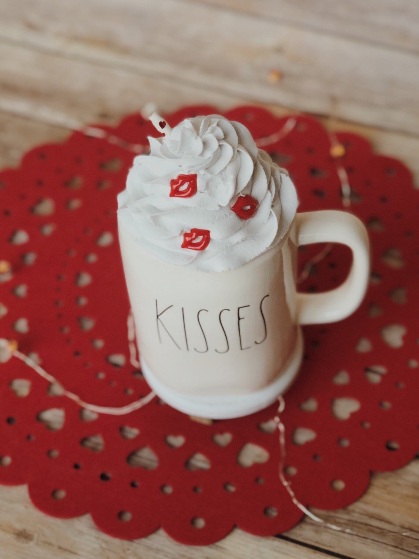 Lips Mug Topper - Etsy