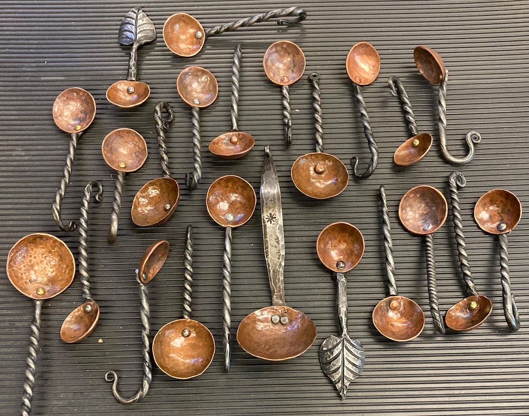 Hand Forged Copper Spoon, Blacksmith Made in Michigan, USA - Etsy