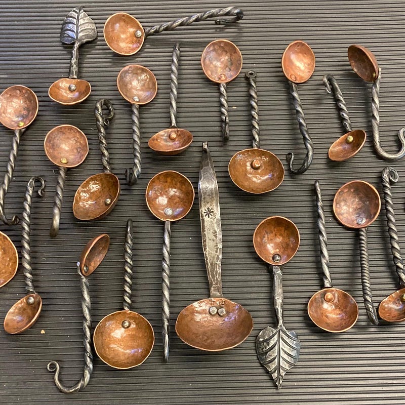 Copper Serving Spoon - Etsy