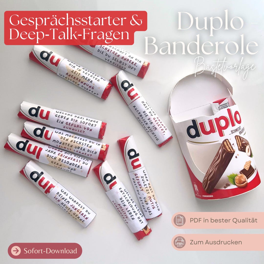Icebreaker Duplo Wrapper - Deep Talk Ideas for Friends, Family, Parties ...