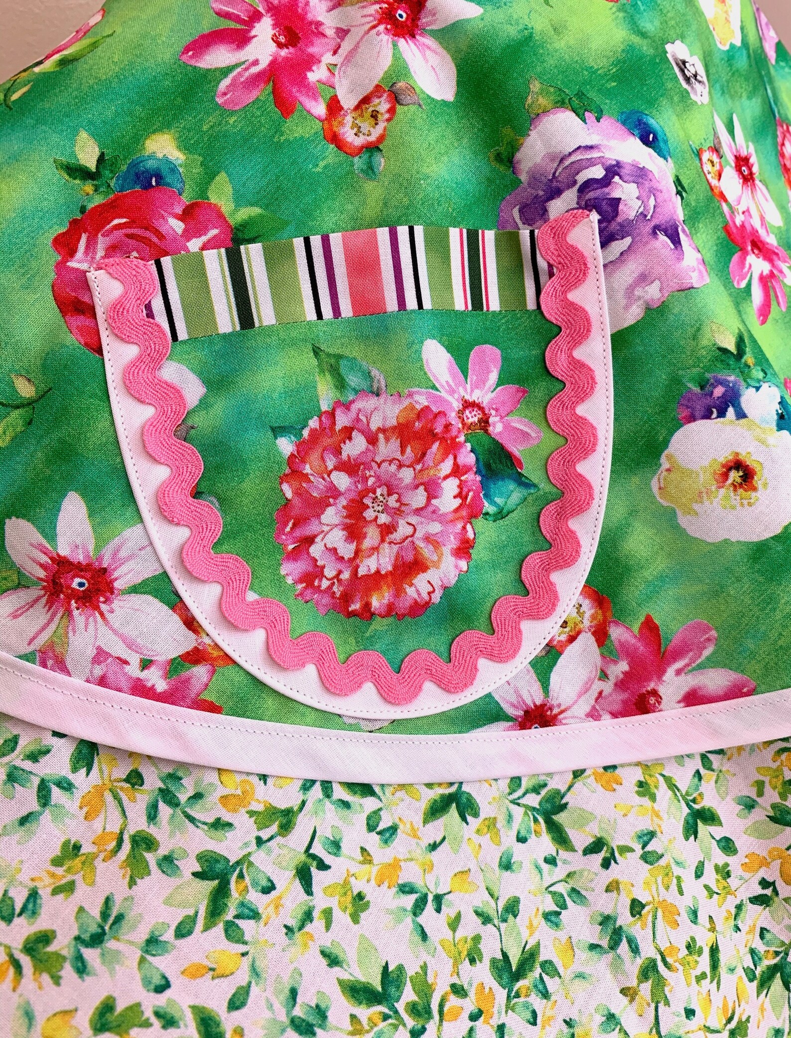 English Garden Party Apron Woman's Apron Retro Apron - Etsy