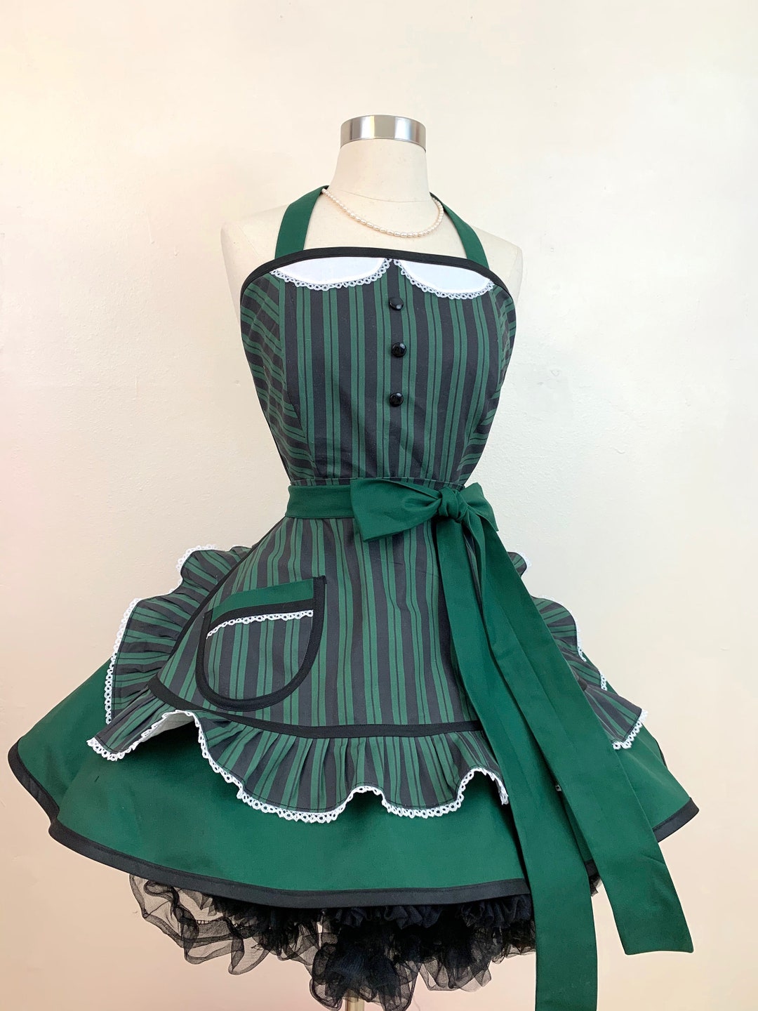 Haunted Mansion Maid Apron, Disneybound Costume, Cosplay Woman's Apron ...