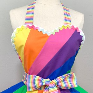 Color Me A Rainbow Apron, Women's Apron, Retro Apron - Etsy