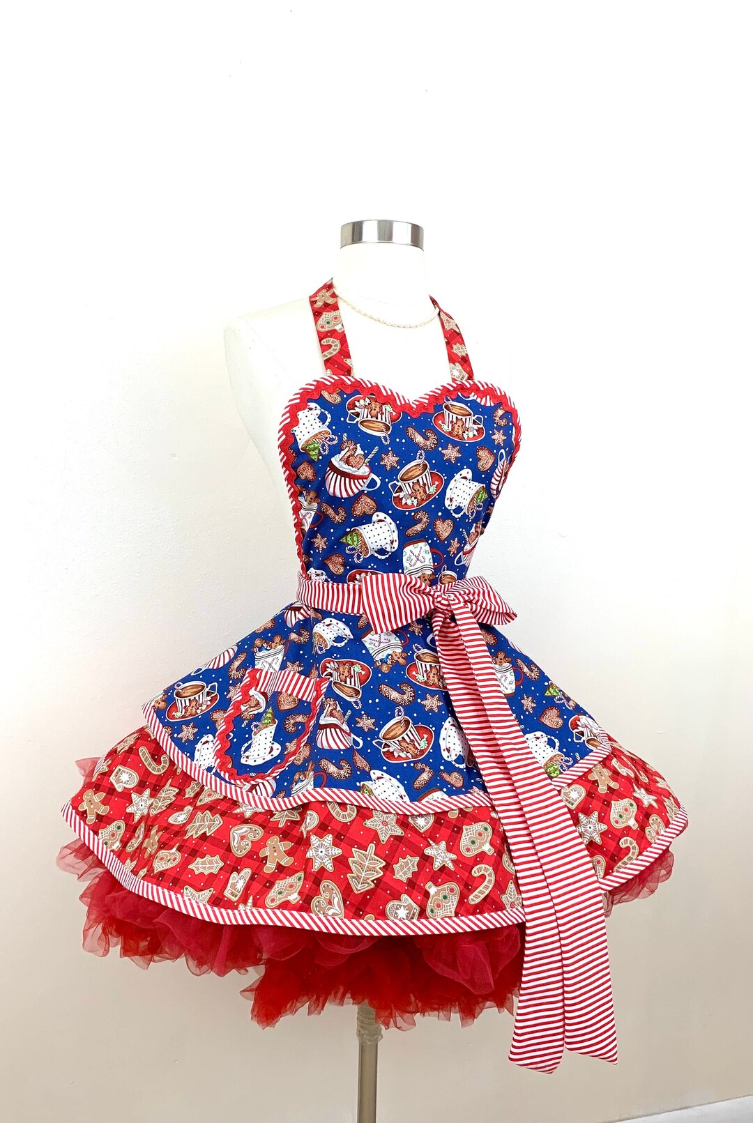 Cookies and Cocoa Christmas Apron Woman's Apron - Etsy