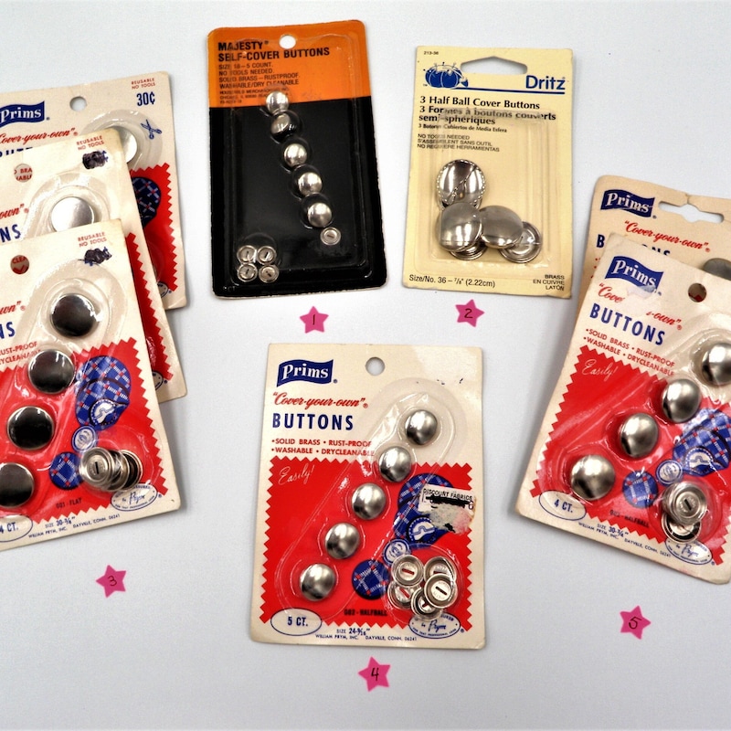 Self Cover Buttons - Etsy