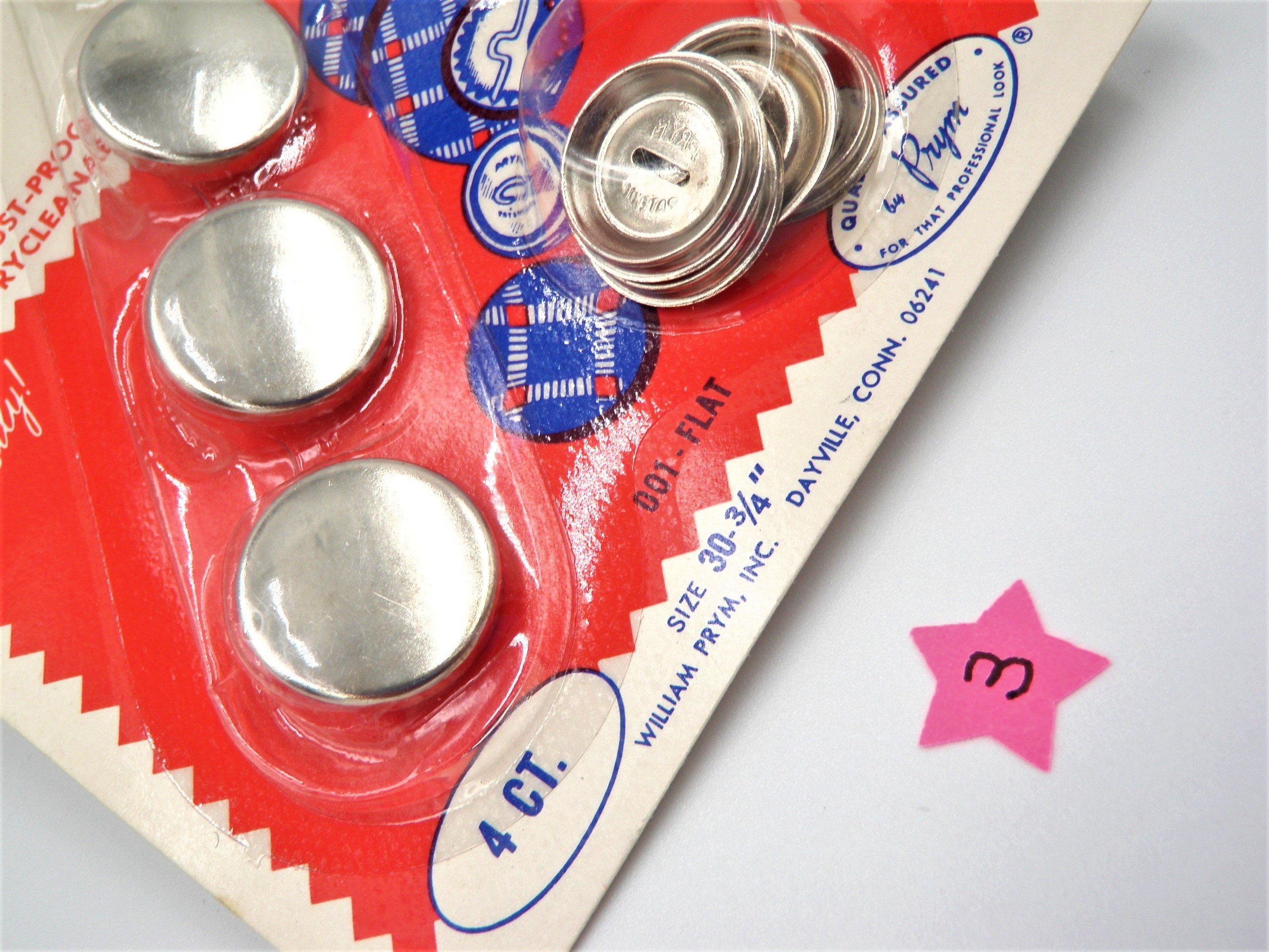 Buttons to Cover Forms to Make Your Own Fabric Covered Buttons Vintage ...