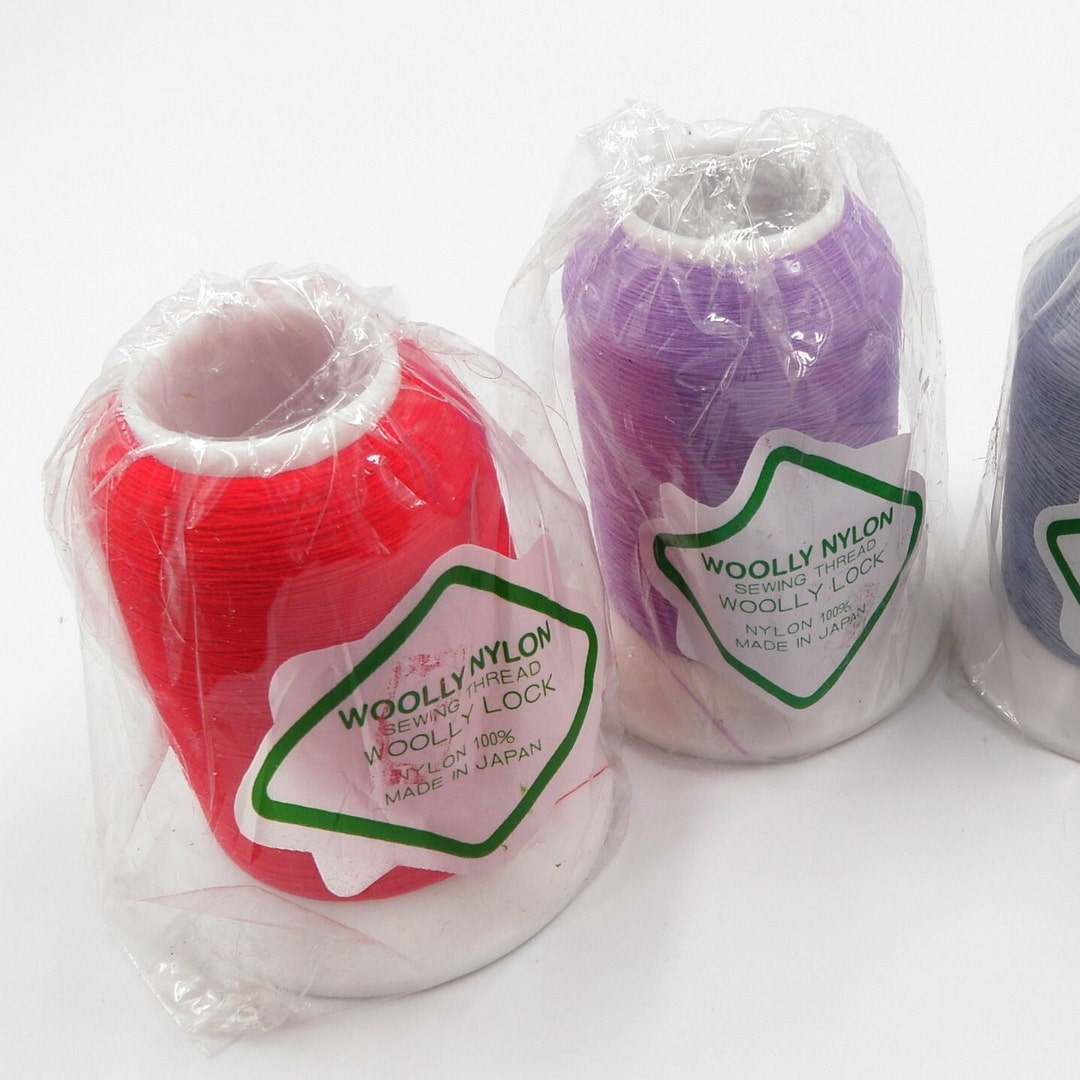 Wooly Woolly Nylon Serger Cone Thread Made in Japan YLI 100% Nylon Red ...