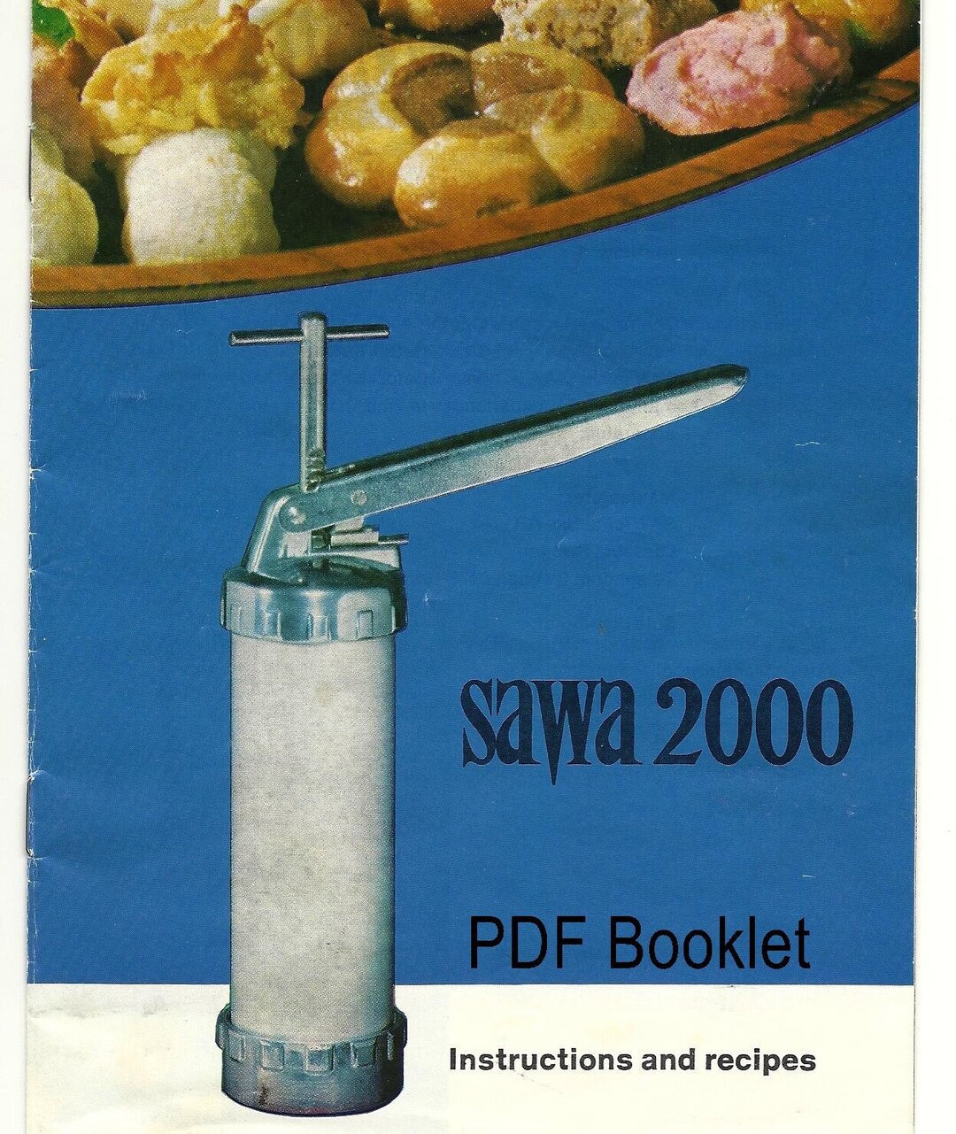 Cookie Press Recipes and Instructions for SAWA 2000 Spritz Christmas ...