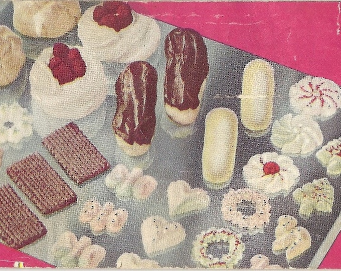 MIRRO Cookie Press Spritz Recipes and Instruction Manual PDF Booklet ...