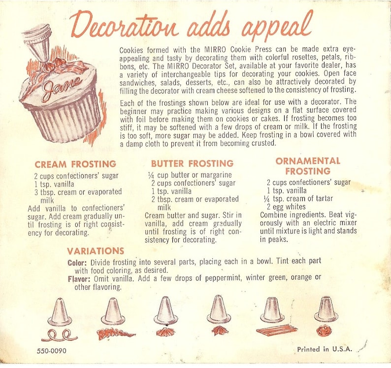 Mirro Spritz Cookie Recipe - Banana-breads.com