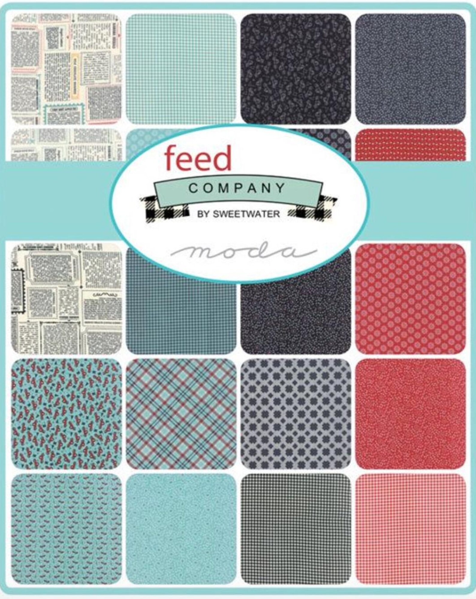 Feed Layer Cake Sweetwater Fabric Moda - Etsy