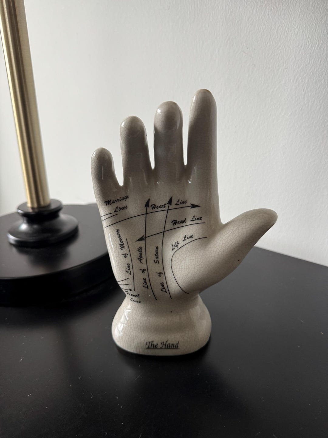 Vintage Palmistry Hand Sculpture – Ceramic Fortune Teller Decor - Etsy