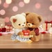 Personalized Teddy Bear Couple Acrylic Light Box, Custom Name ...