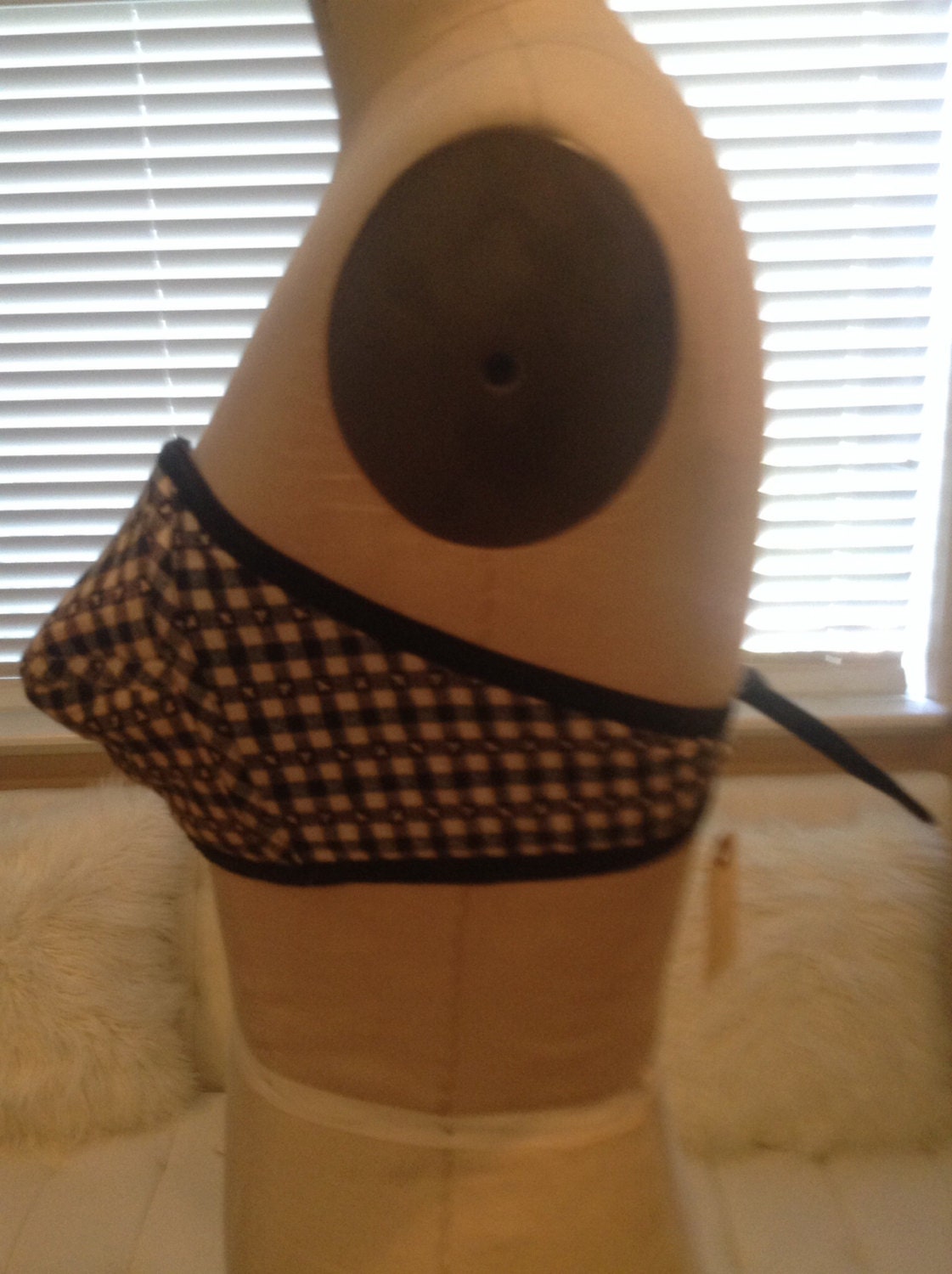 Killer Lovable 38B Sun Top Bullet Bra Shape Peekaboo Keyhole Center - Etsy