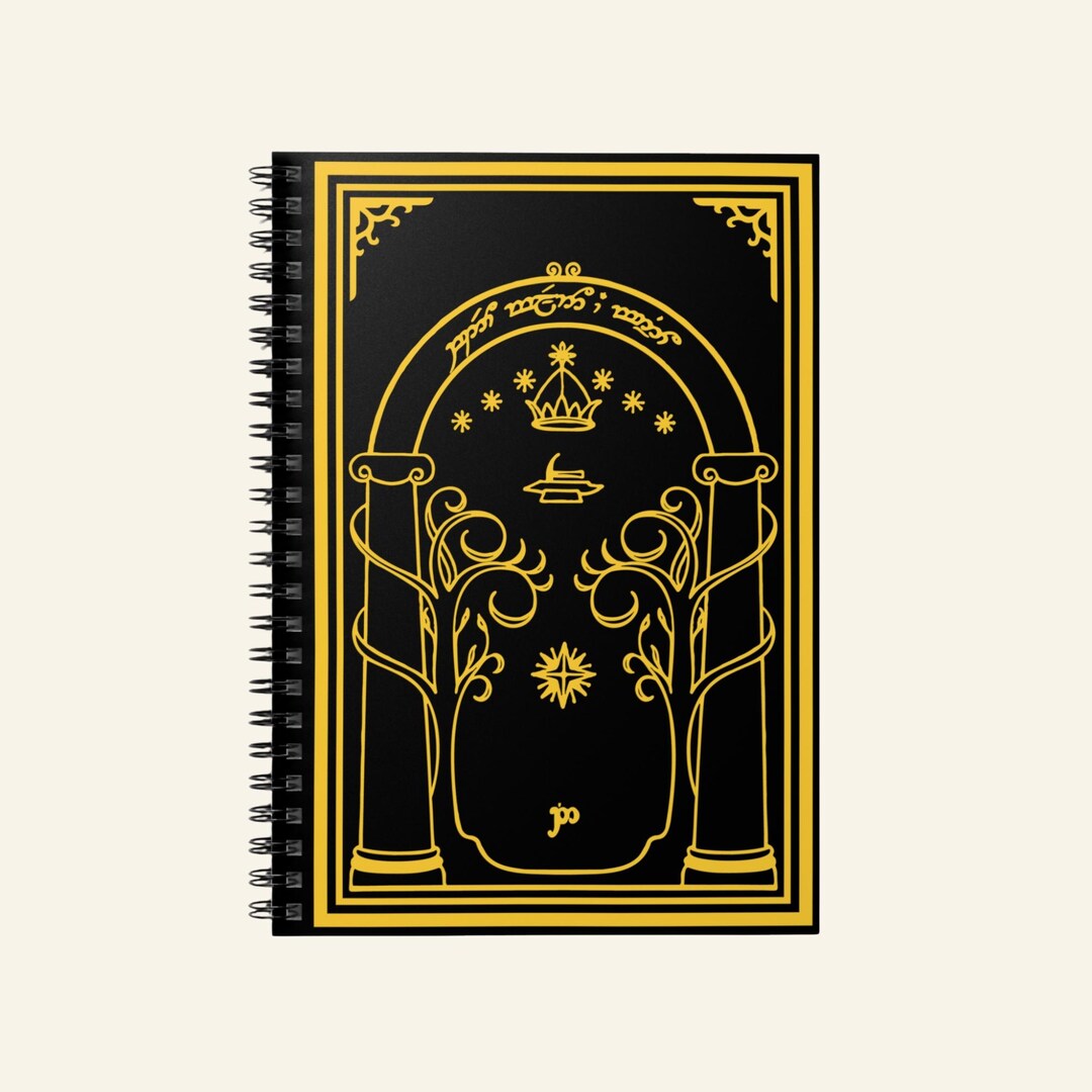 Doors of Durin Notebook, Lord of the Rings Inspired Fantasy Journal for ...
