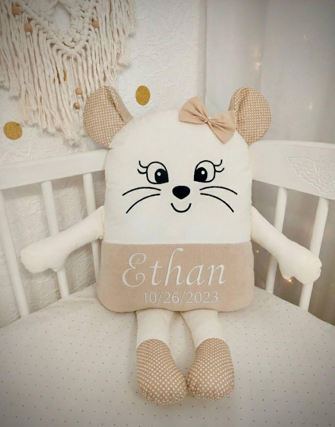 Personalized Soft Toy | Custom Plushie With Name | Stuffed Animal Gift ...