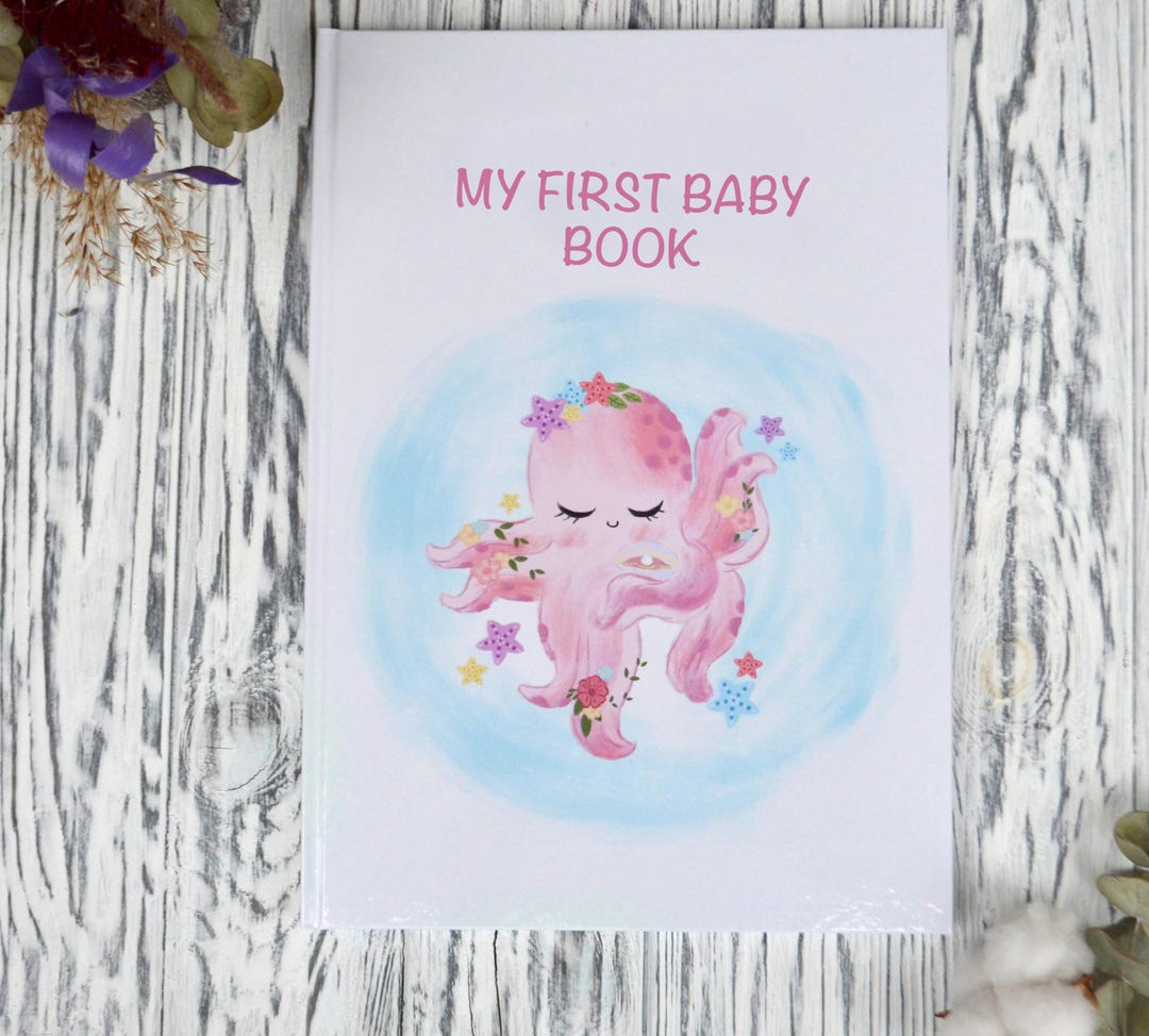 Personalized Baby Book| Baby Memory Book With Name | Baby Shower Gift ...