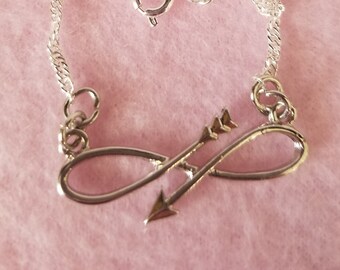 Infinity Loop Necklace - Etsy