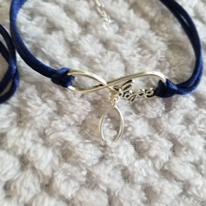 OI Wishbone Bracelet, Brittle Bone Bracelet - Etsy