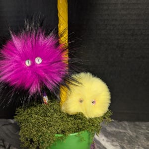 Trouble Tribble Tree: Fun Truffula Tree Inspired Pom Pom Decor ...
