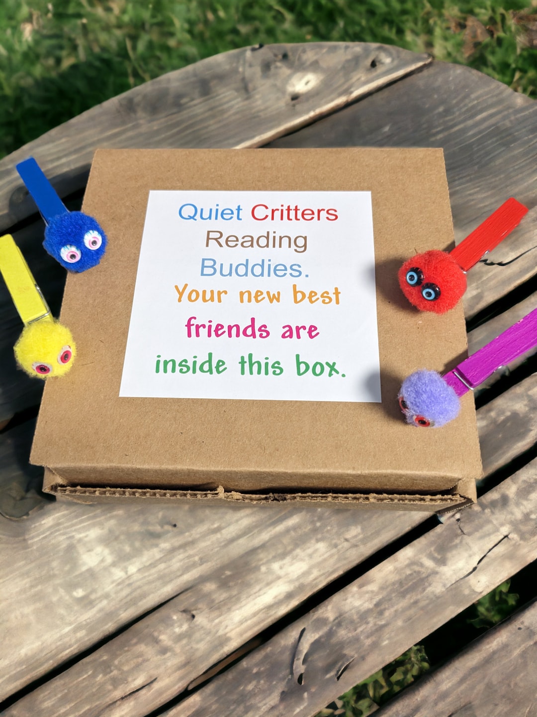 Quiet Critters Reading Buddies - Set of 30, Teacher Gift, Classroom Aid ...