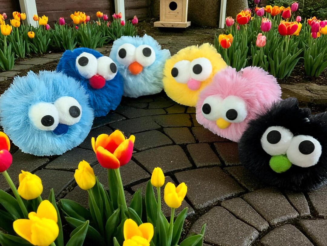 Chaos Tribble Pufflings-keychains - Etsy