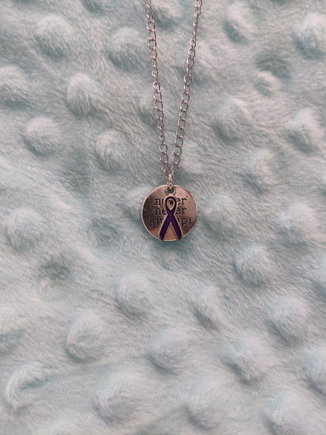 Domestic Abuse never give up necklace domestic Violence | Etsy