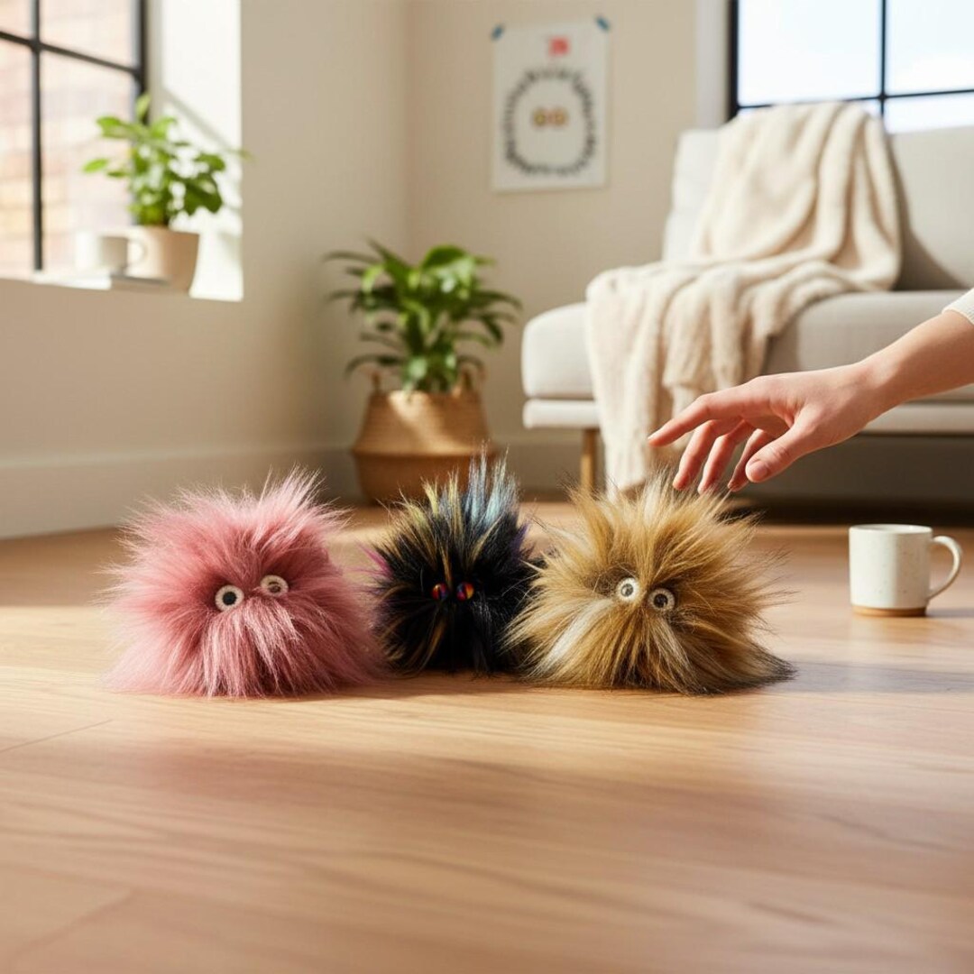 Trouble Tribble Worry Buddy – Faux Fur Stress Relief Toy - Etsy