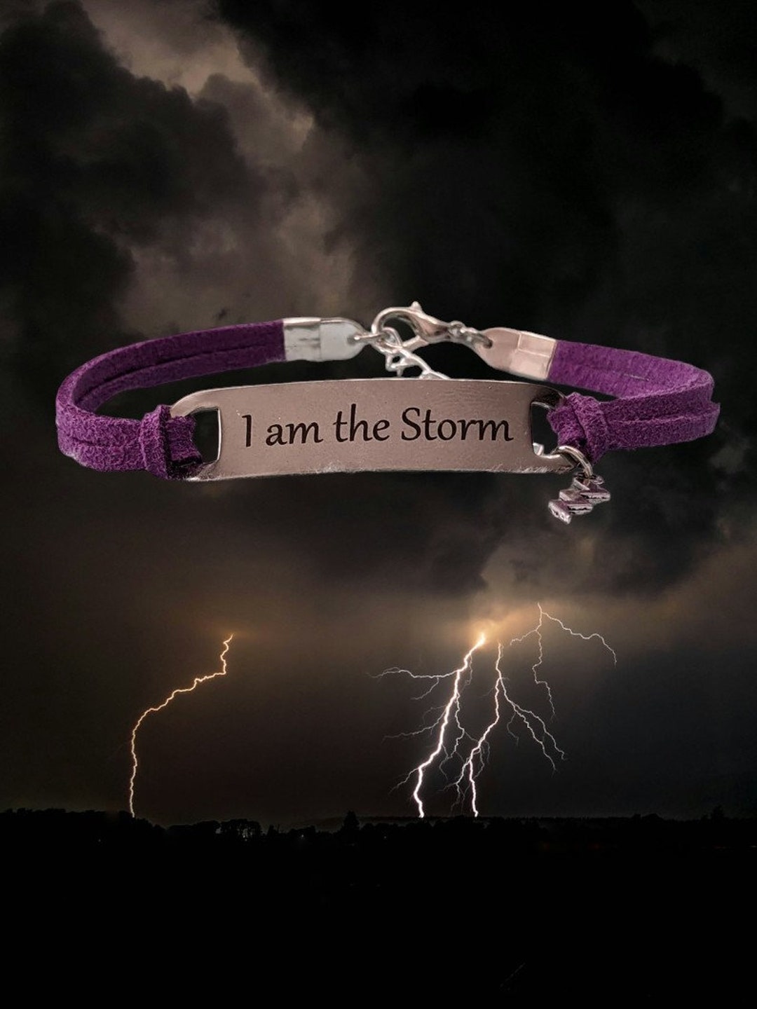 I Am the Storm Bracelet Empowering Jewelry, Motivational Gift - Etsy