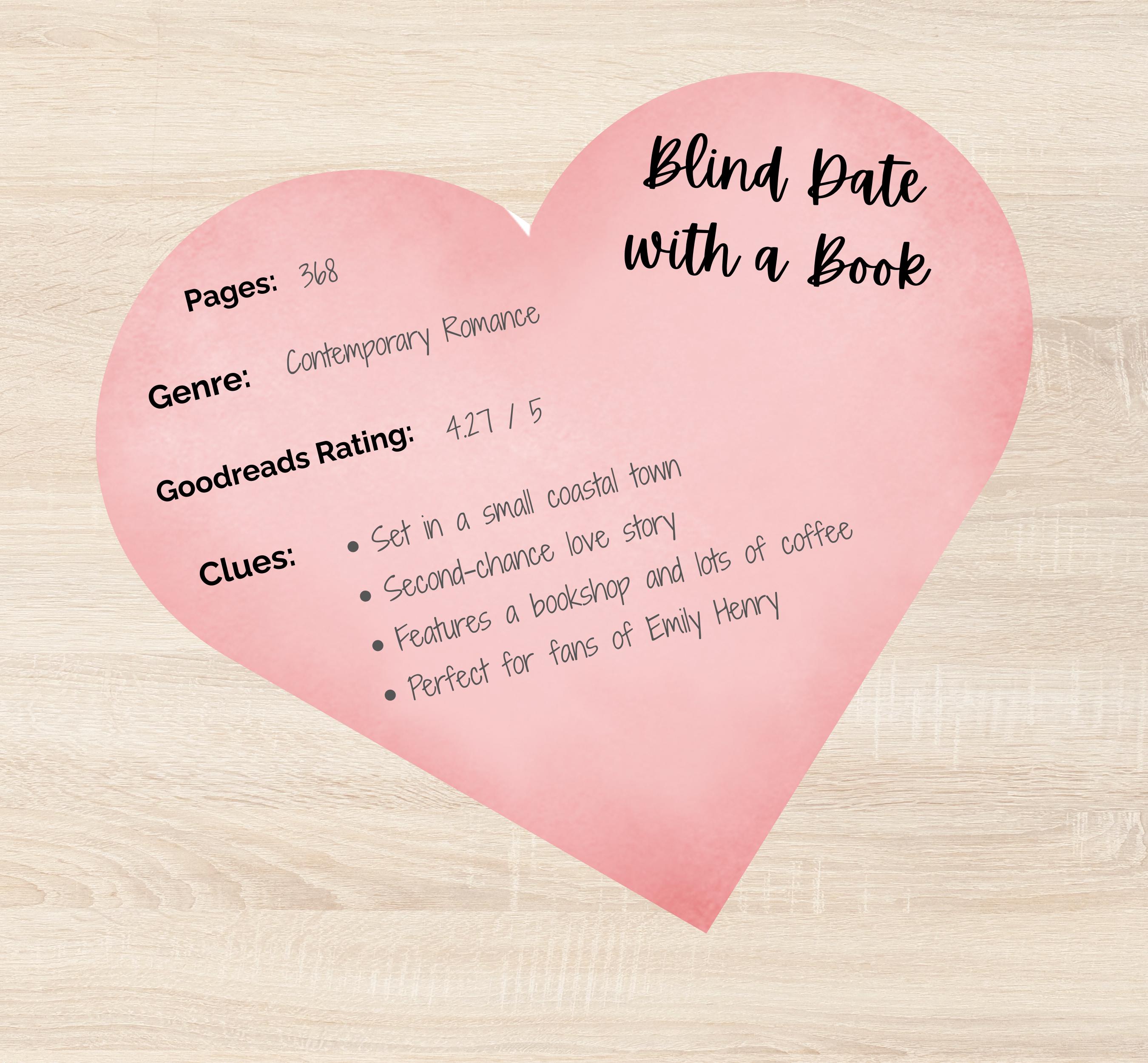 Valentine's Day Blind Date With a Book Tag Printable | Genre, Clues ...