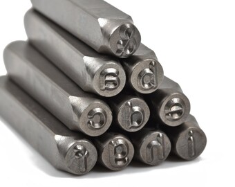 Metal alphabet stamp | Etsy