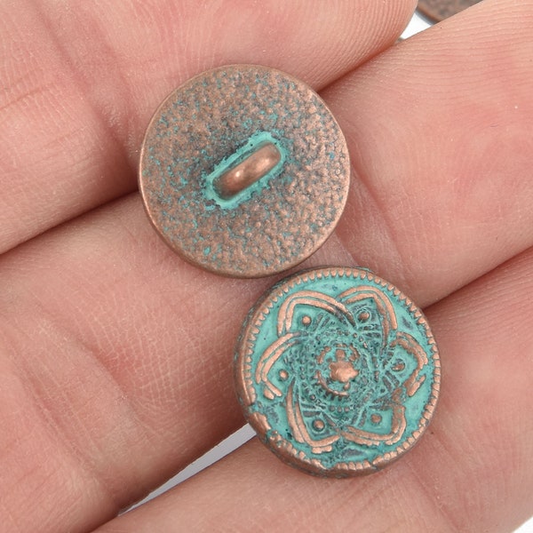 Copper Buttons - Etsy