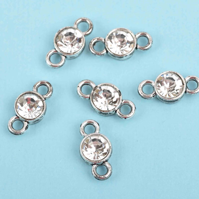 Rhinestone Connector - Etsy