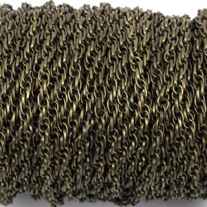 1 Yard BRONZE Triple Link Chain, Links Are 5x3mm, Fch0434a - Etsy