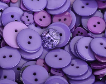 Purple buttons | Etsy
