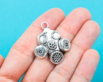 Gas Mask Pendant - Etsy