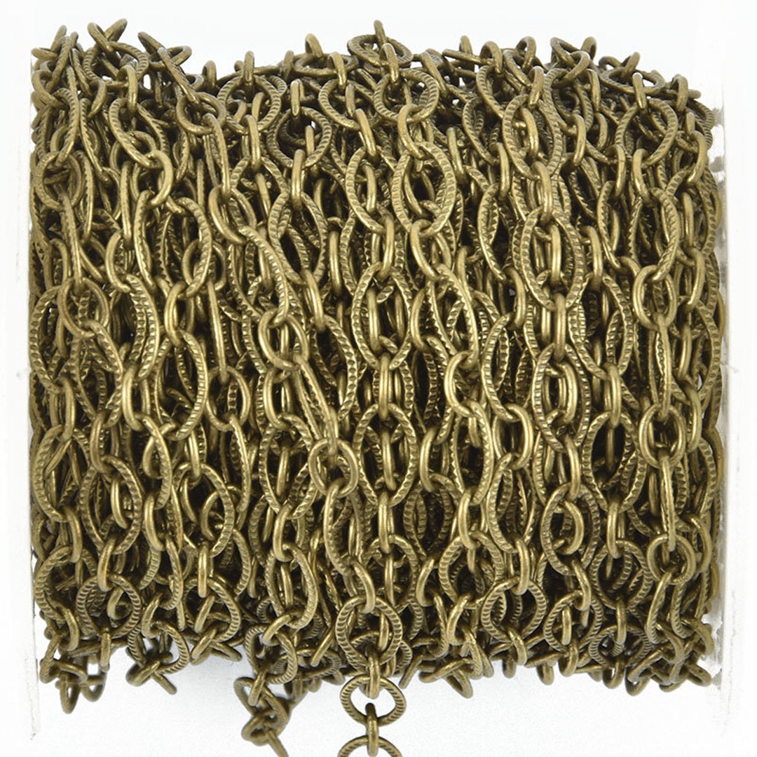 1 Yard Bronze Oval Chain Tarnish Resistant Fch1017a - Etsy
