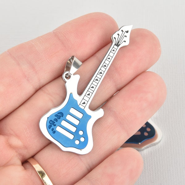 Electric Guitar Charm - Etsy
