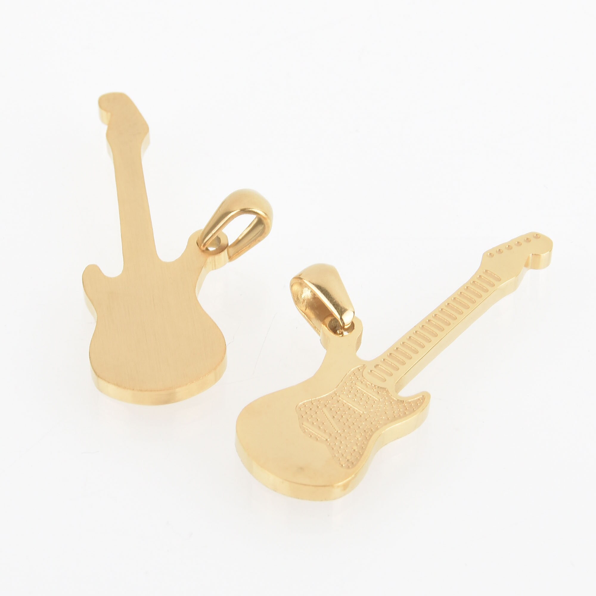 1 ELECTRIC BASS GUITAR Charm, Gold Stainless Steel Chs5541 - Etsy