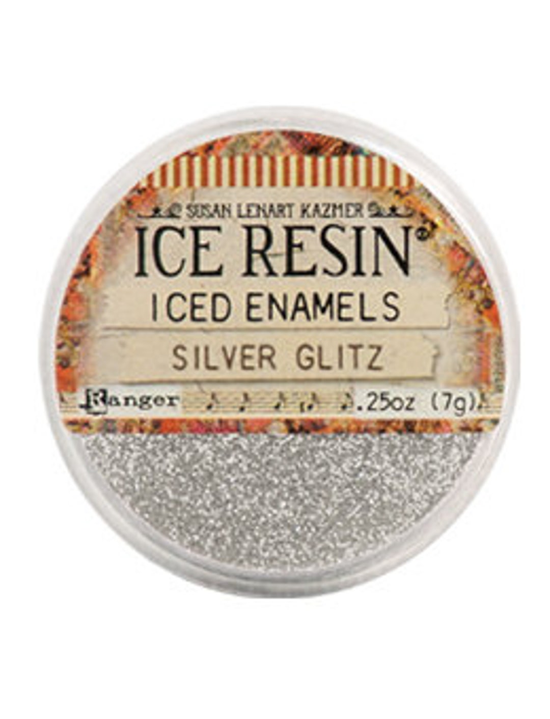 Iced Enamels Silver Glitz ICE Resin for Cold Enameling, 0.25oz, Cft0186 ...
